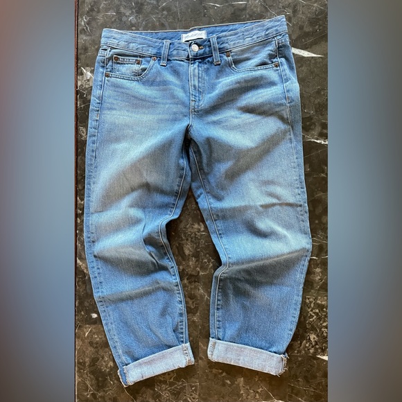 Madewell | Jeans | Madewell Slouchy Boy Jean Rolled Cuff Medium Wash 27 ...